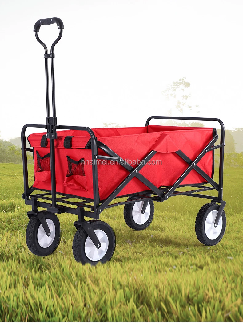 Multifunctional Outdoor Garden Durable Beach Trolley Cart Foldable ...