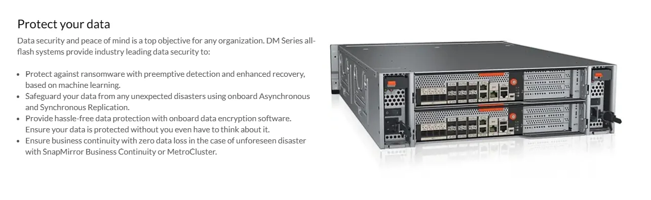 Lenovo Thinksystem DM5000F - Durable All-Flash Storage