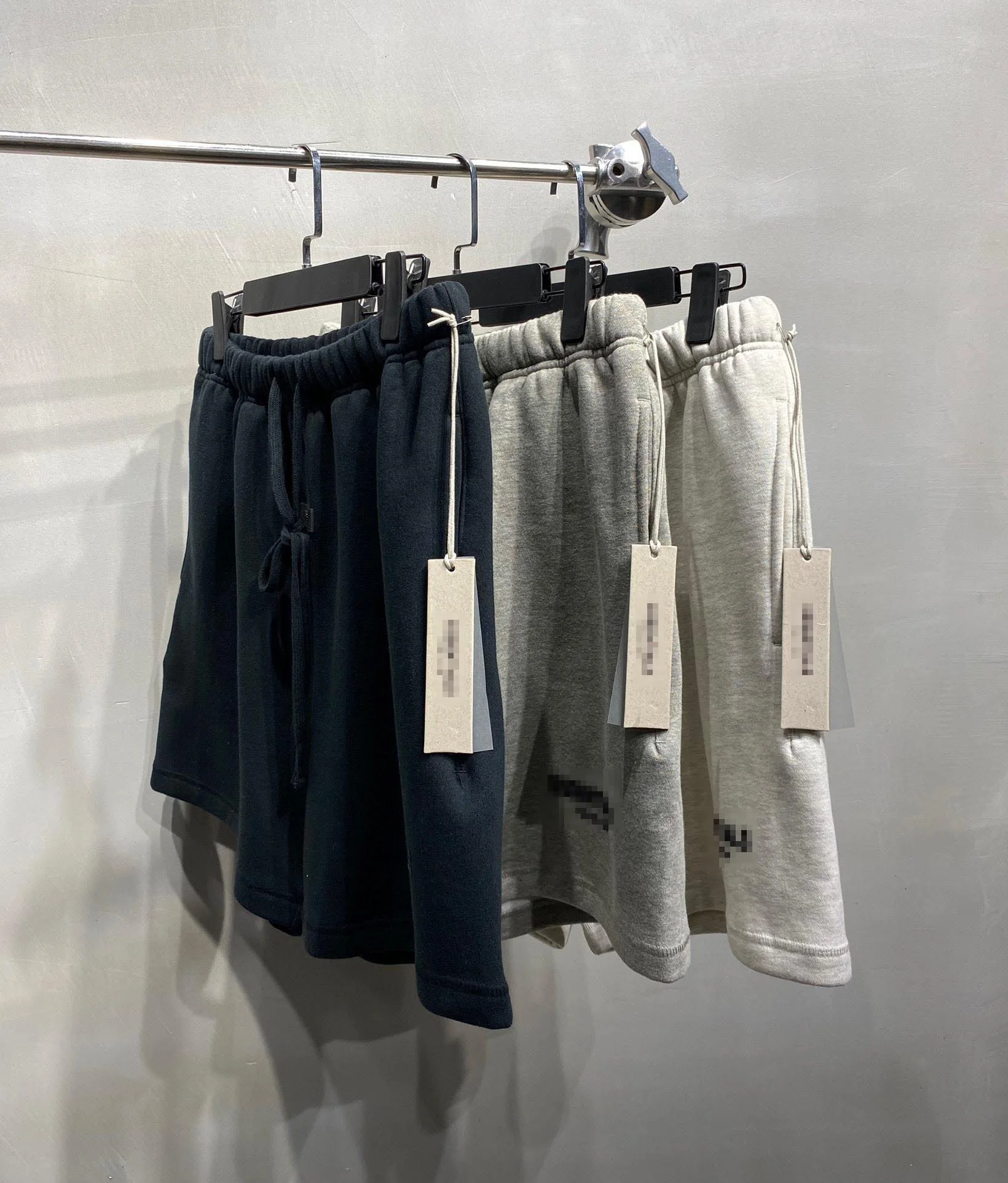 22fw Season 8 Flocking Letter Pullover Shorts Essentit Shirts Hip Hop Shorts Luxury Of God ...