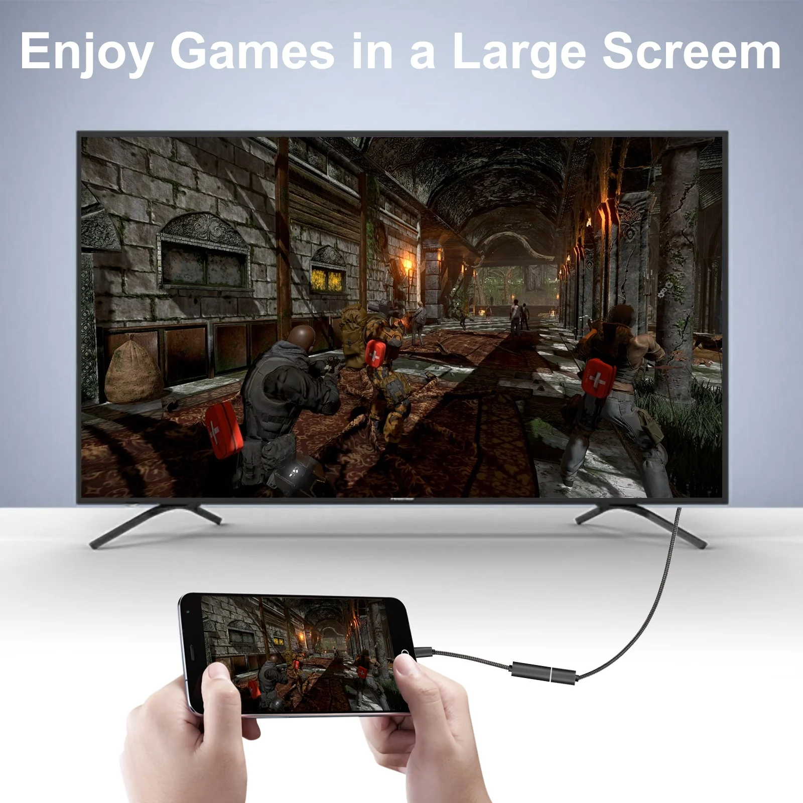 Customized HDMI Cable 4K@60hz Type C to HDMI Female Adapter USB 3.1 ...