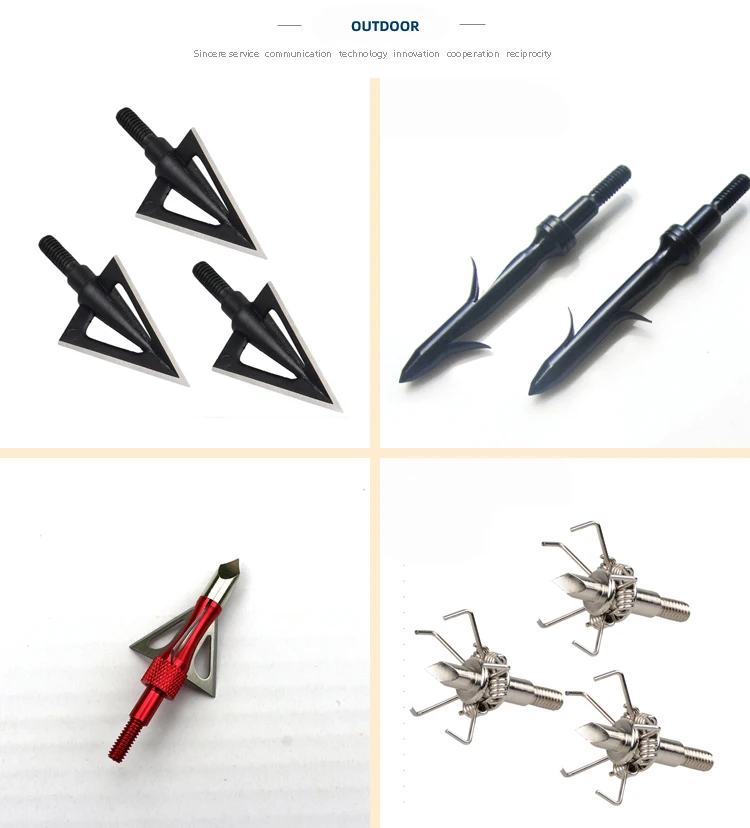 Blade Arrow Head Hunting Mechanical Arrow Broadhead - Buy Arrow Head ...
