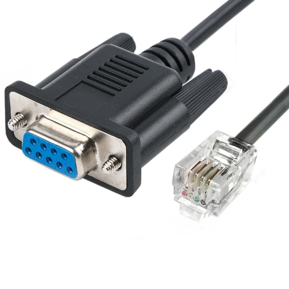 RS232 ke RJ11 4P4C untuk Kabel konfigurasi Program Kabel konsol seri ...