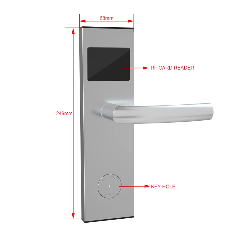 High Quality Hotel IC Card Reader Door Lock for Hotel Lock System ...