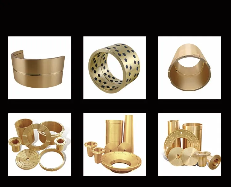 High Wear Resistance Sliding Bushing CuSn12 Tin Bronze with Self ...