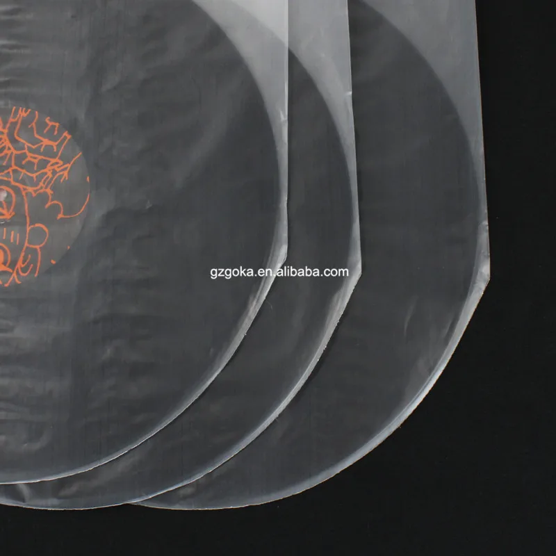 Clear Plastic Vinyl Record Inner Cover - Best for 12'' LP