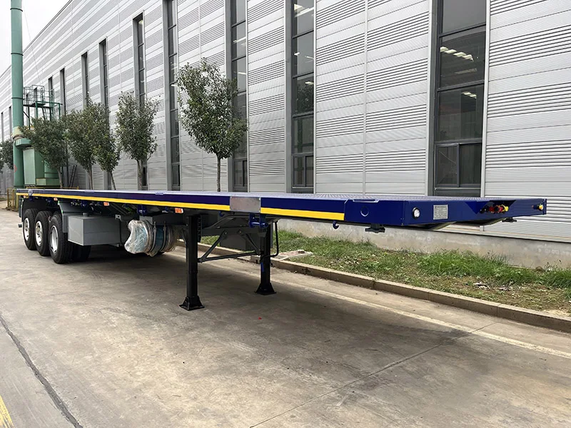 Vehicle Master 30-80 Tons 2 3 4 Axles Flatbed 20ft 40ft 45ft Container Semi Truck Trailer or ...