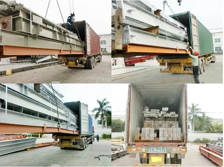 20ft Steel Structures Folding Living Prefab Modular Homes Stackable ...