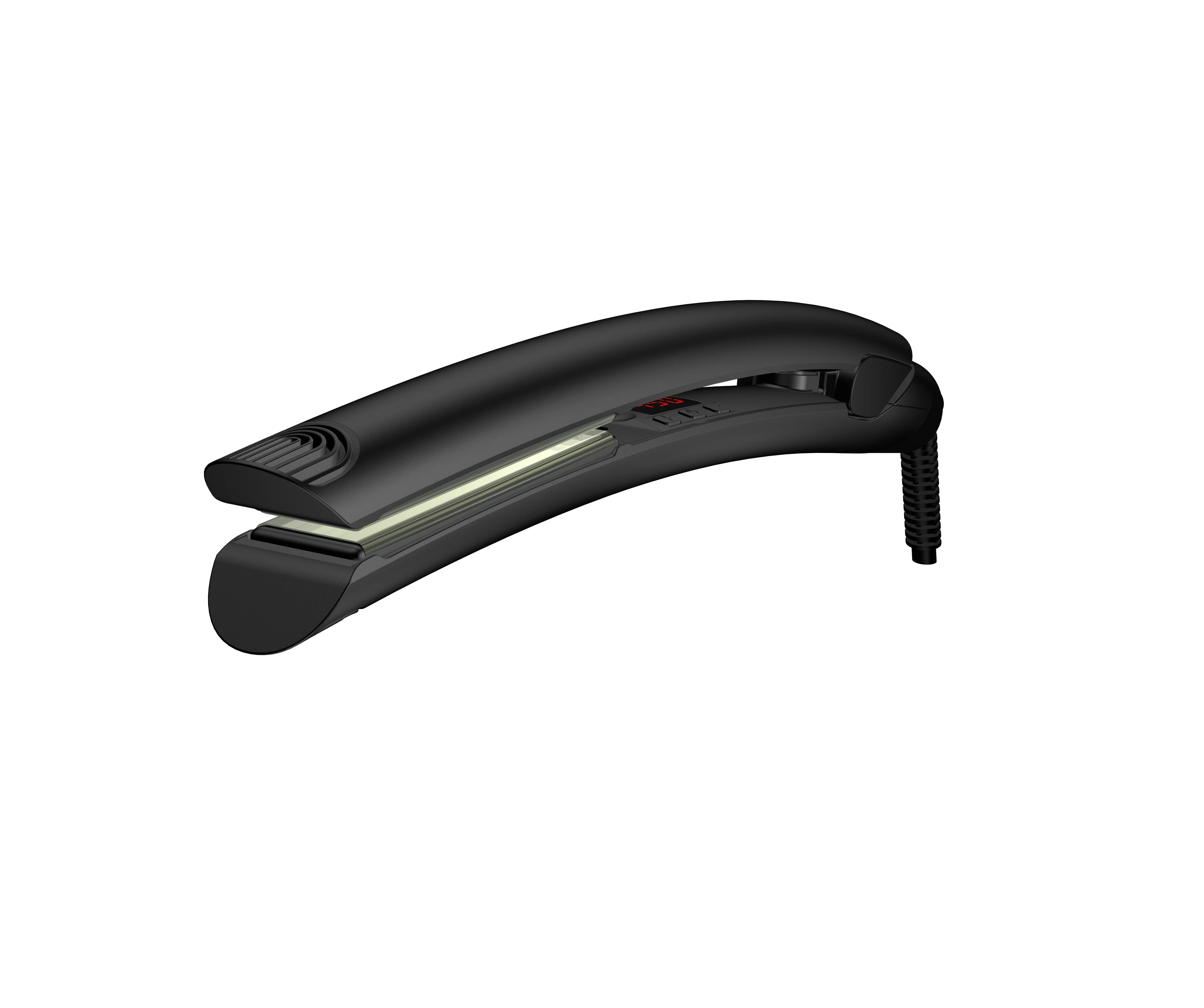 New Design Professional Hair Straightener And Curler 2 In 1led Display ...