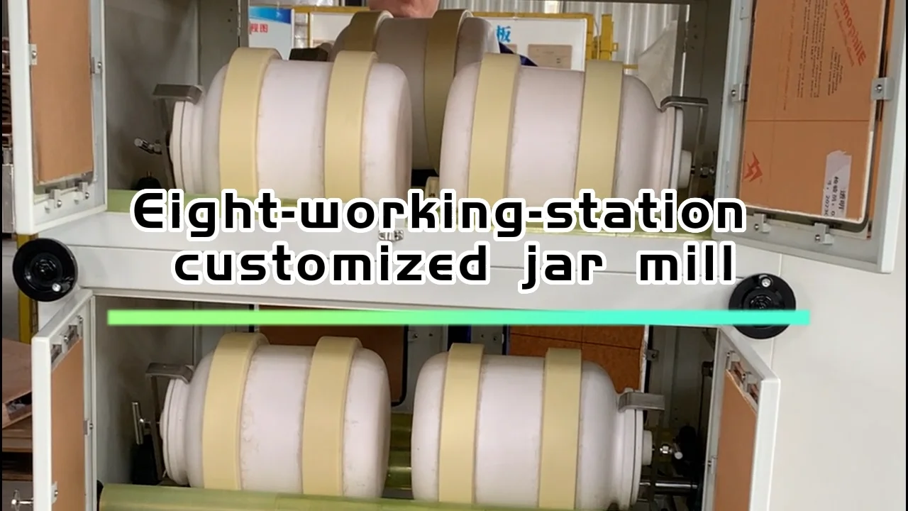 China Tencan Gqm-8-5 8*5l Small Jars Micron Powder Making Roller Jar ...