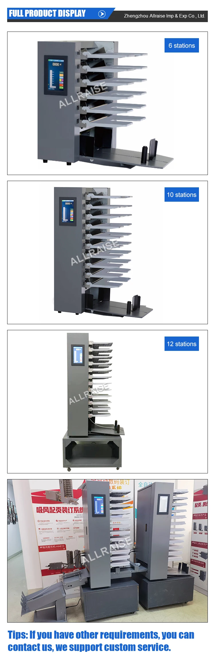 High Efficiency Paper Collator Automatic And Reliable