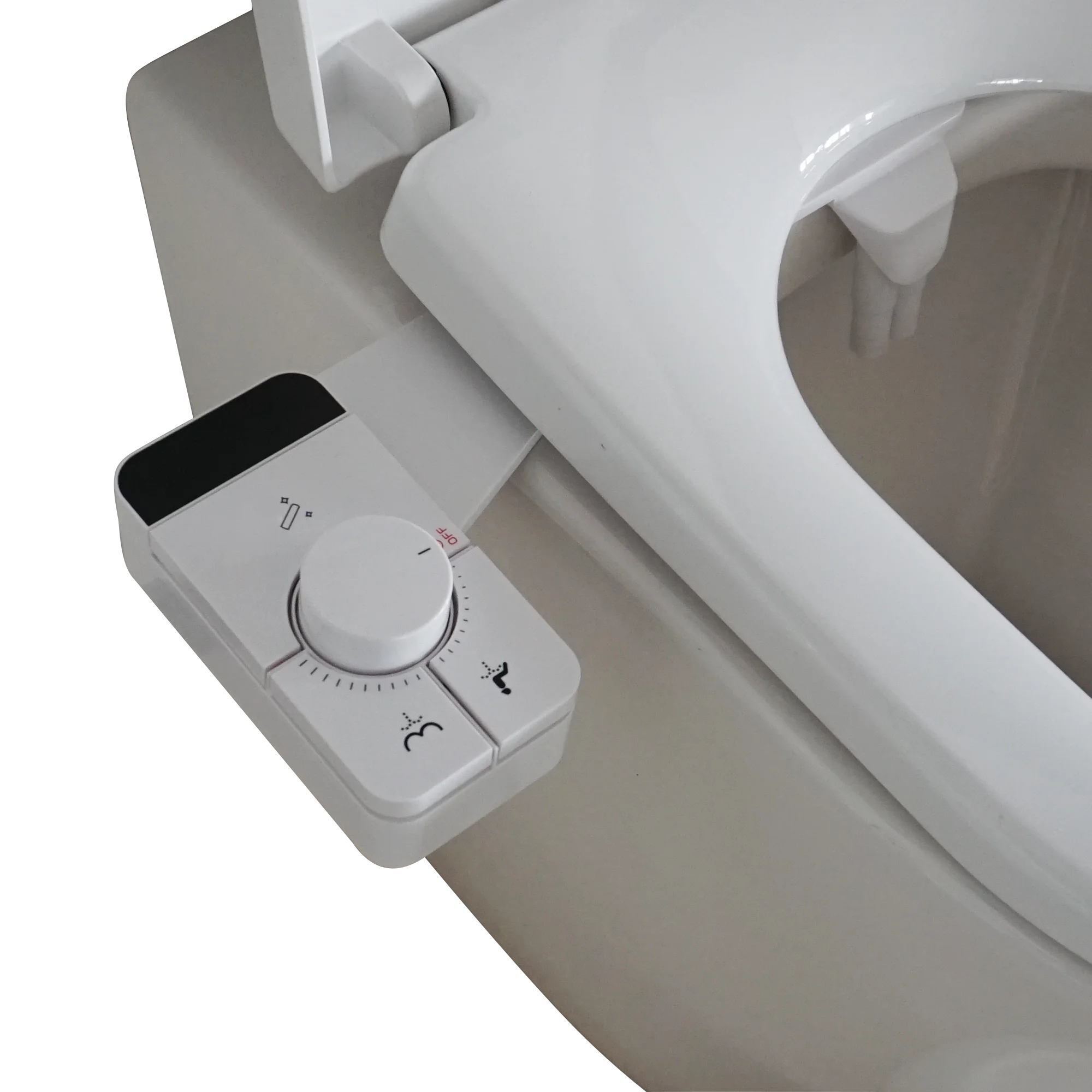 2024 New Product Folding Double Nozzles Button Control System Bidet ...