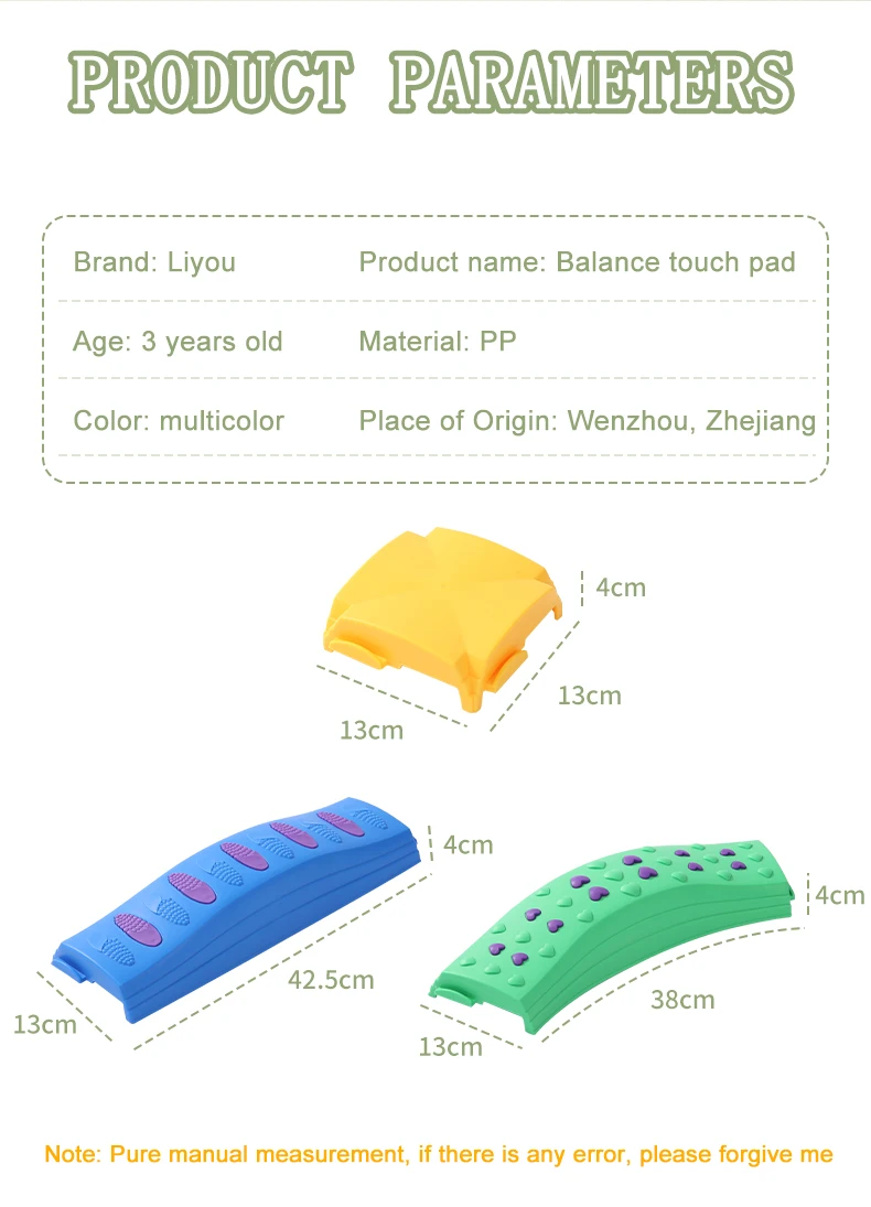 20-piece Balance Board Gymnastics Obstacle Course for Kids
