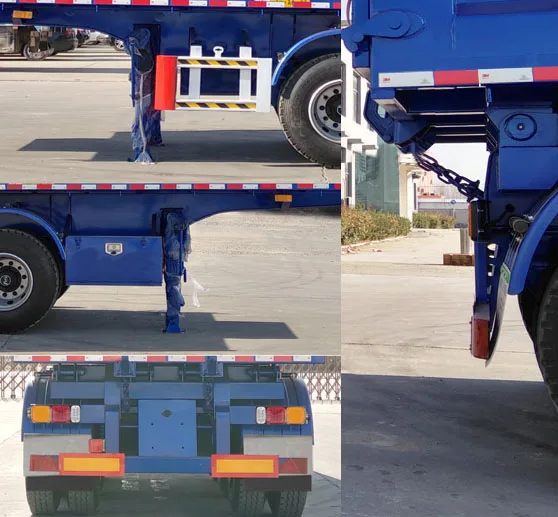 2 Axle 60-100 Ton U Shaped Rear Dump Trailer/three-axle End Dump Dump ...