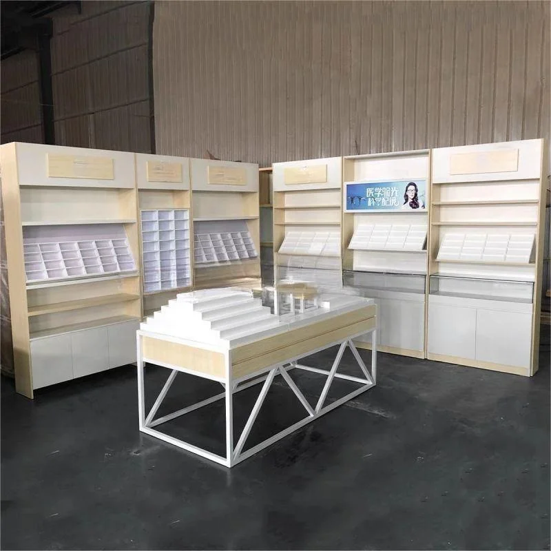 Custom Optical Glasses Store Display Showcase Sunglass Stand Display ...