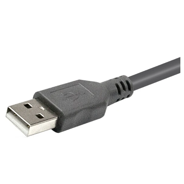 Spiral Retractable USB to RJ45 Cable for Symbol Moto Scanners