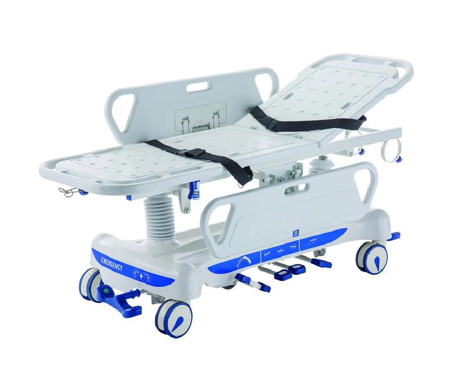 All White Medical Caster Wheel 100 mm 4 Inch Wheel Castors TPR Silent ...