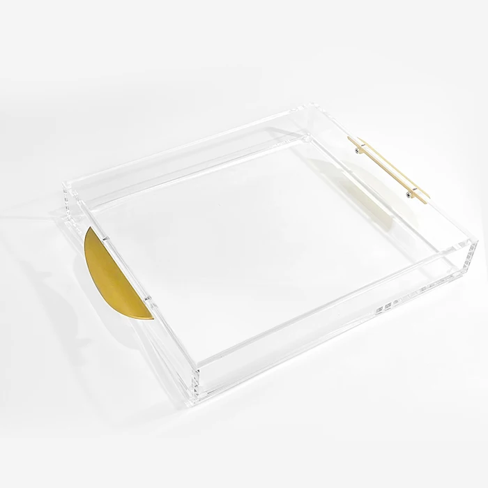 Customized Acrylic Round Shape Food Trays| Alibaba.com
