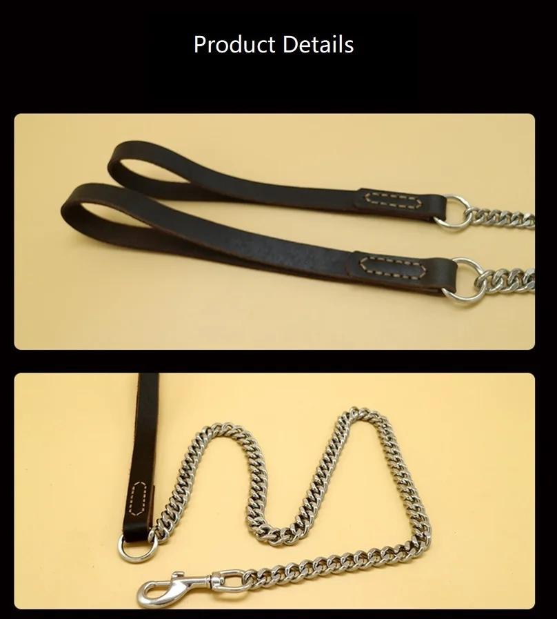 Wholesale Heavy Duty Stainless Steel Dog Leash Dog Rope Pet Traction ...