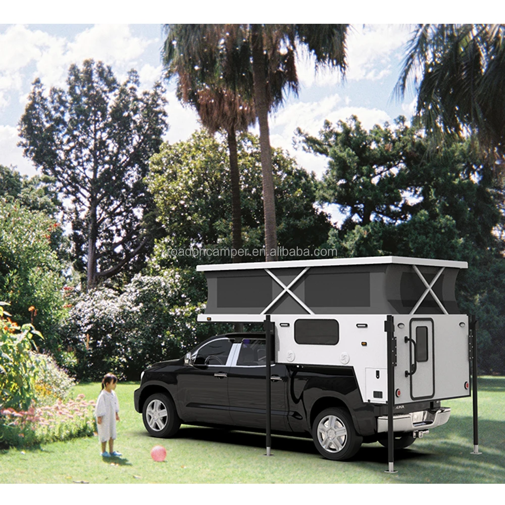 Lightweight Truck Pop-up Camper by Roadon - Ideal for Camping