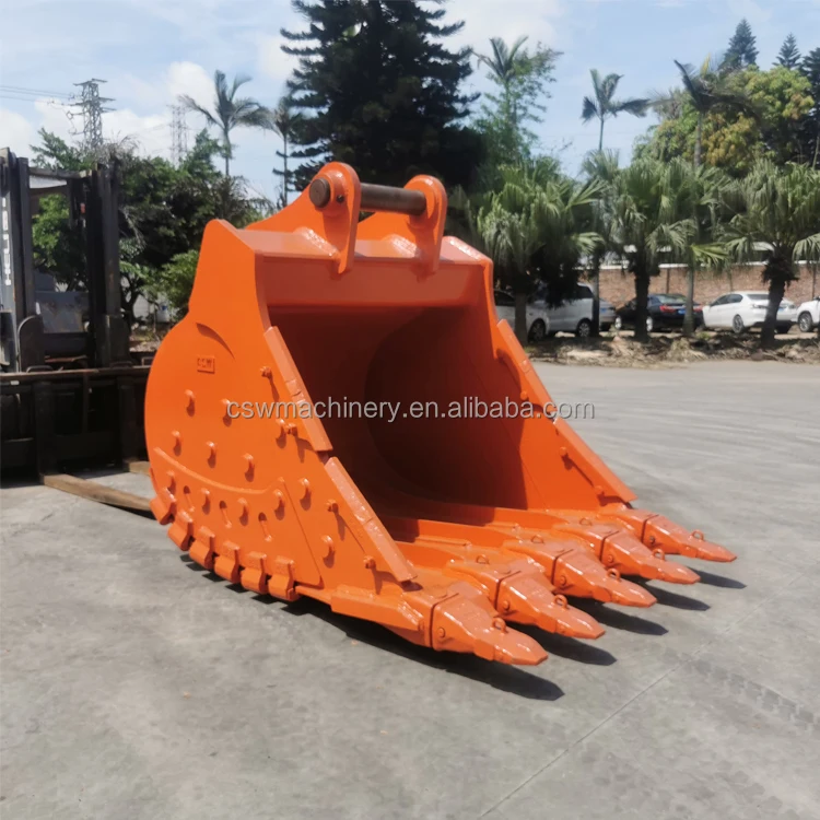 CSW Heavy Duty Digging Bucket - Trench Bucket for 45 Ton Excavators