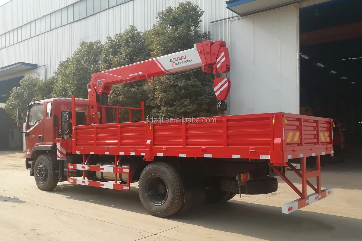 Faw Lhd 12 Tons Load 190horse Power 5t Crane Capacity Cargo ...