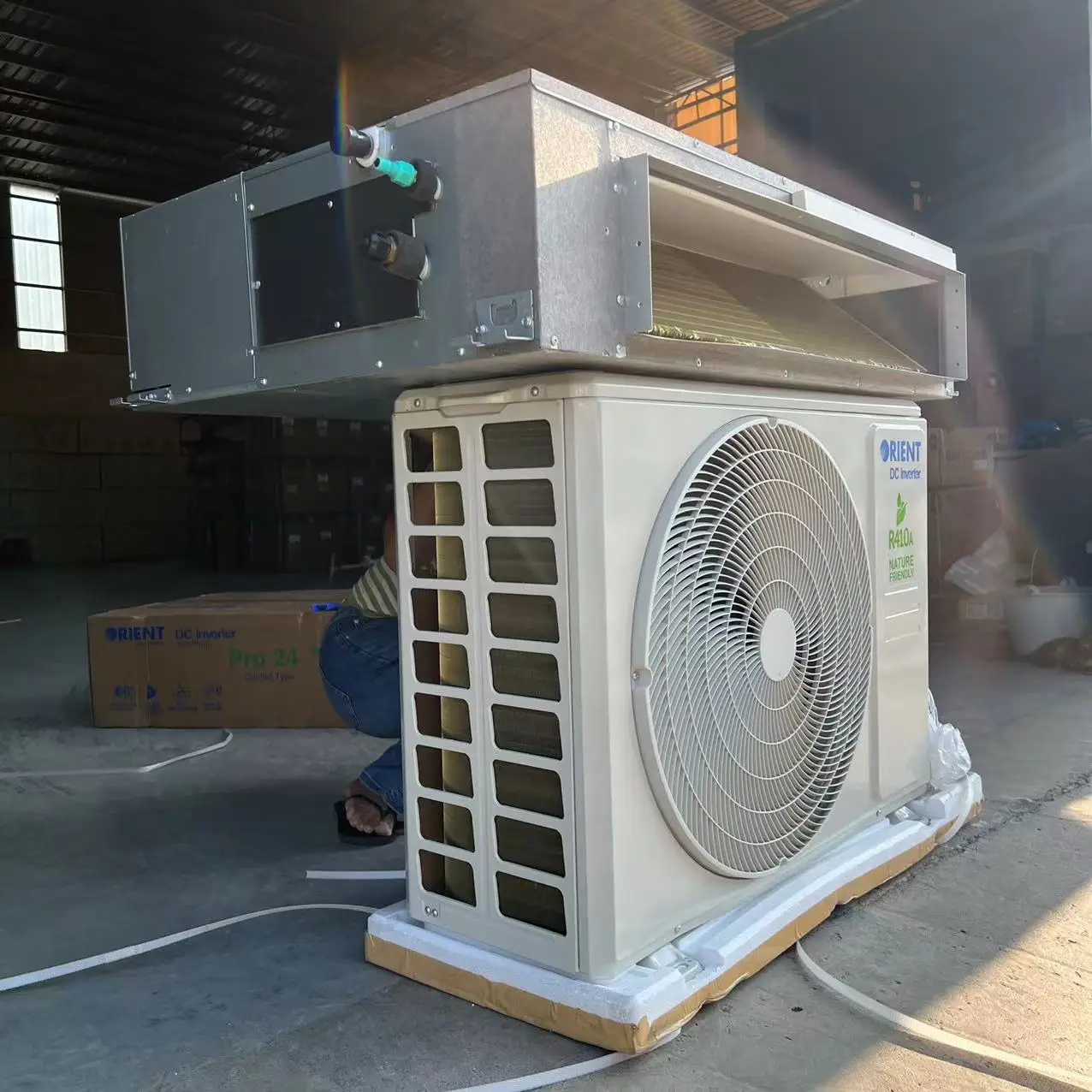 Ceiling Concealed Ducted Type AC Orient 18000btu-48000btu