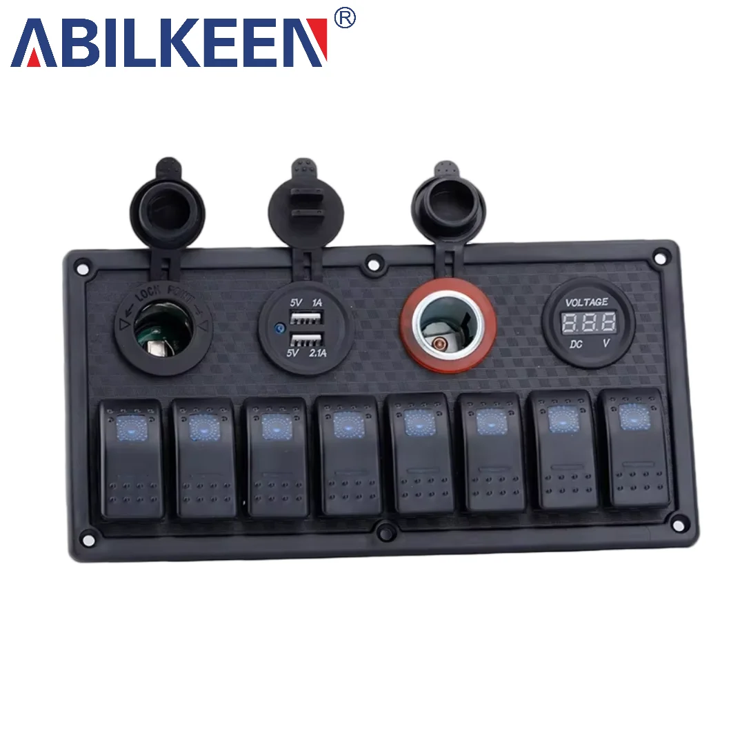Alibaba.com: 12V/24V waterproof rocker switch with dual USB power ...