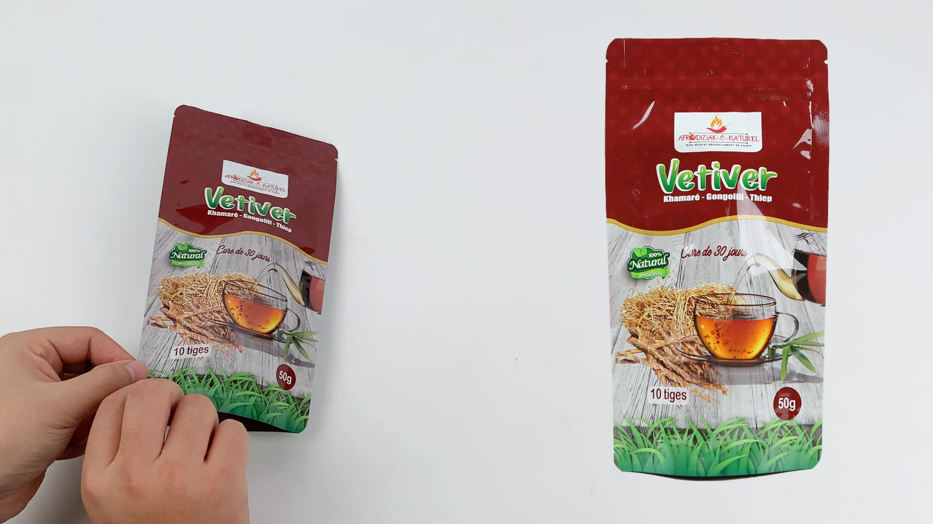 Custom Doypack Tea Bag Plastic Packaging Tea Packaging Pouch Stand Up ...