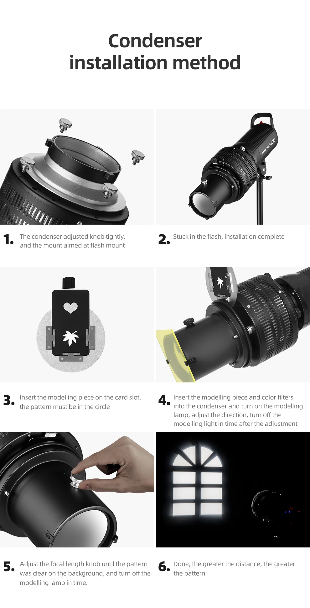 Tapered Snoot Flash Lamp For Pointed Light Bulb & Strobe Light Lamp