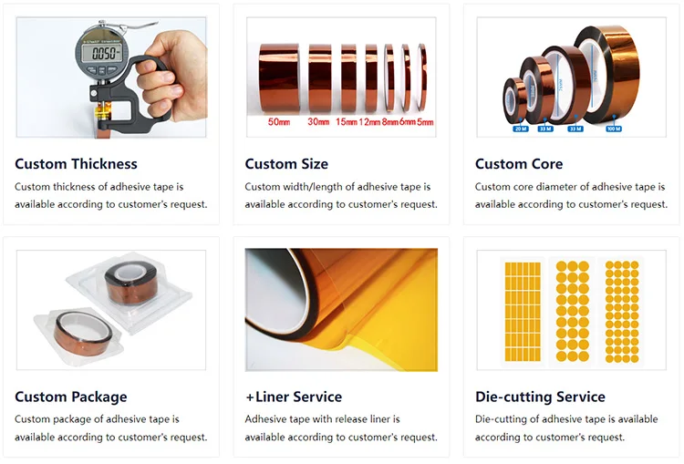 High Temperature Polyimide Silicone Tape - 280°C Resistant