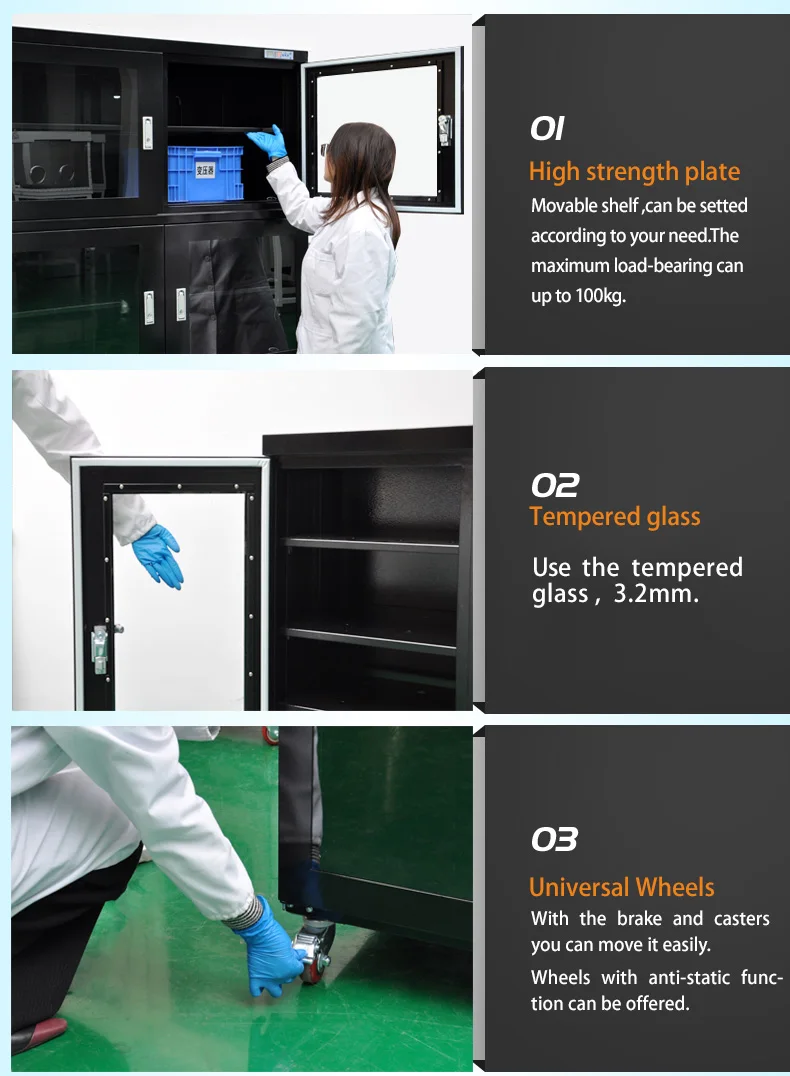 Humidity Control Dry Cabinet for PCB Anti-Static Storage