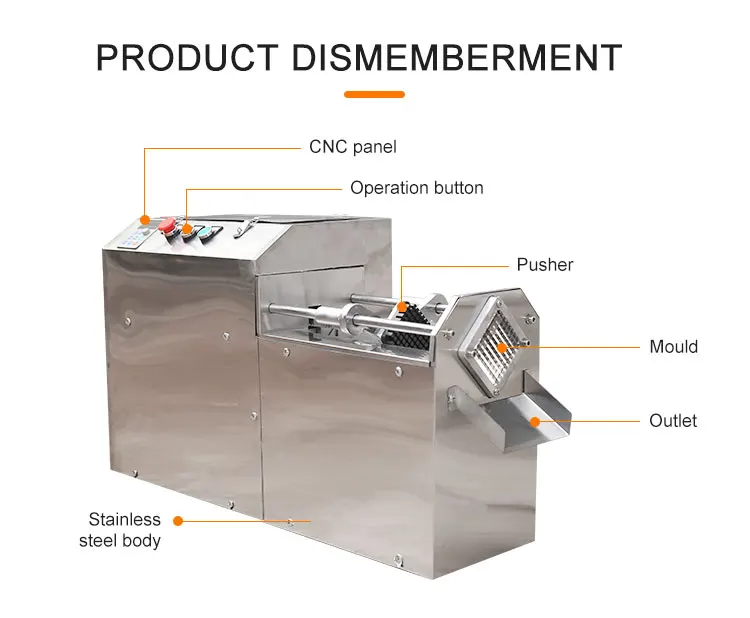 Potato Cut Wedges Machine - Efficient French Fries Cutter