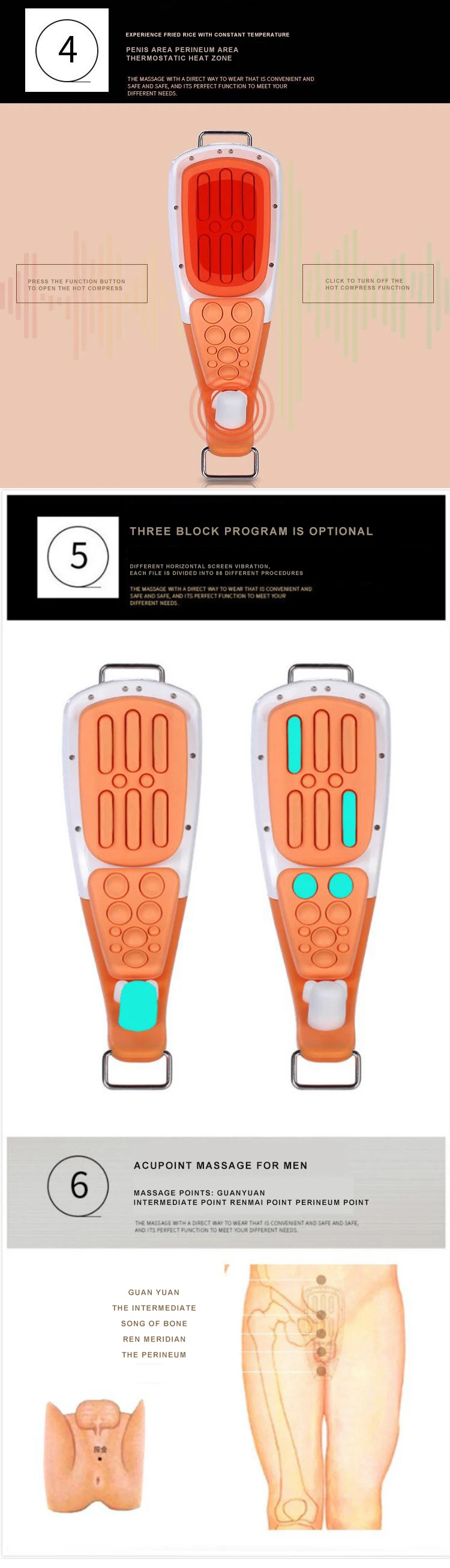 Magnetic Field Prostate Massager Instrument Medical Therapy Device For ...