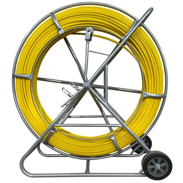 9mm X100m Fiberqlass Rodder Duct Rodder with Wheels - Fibertel