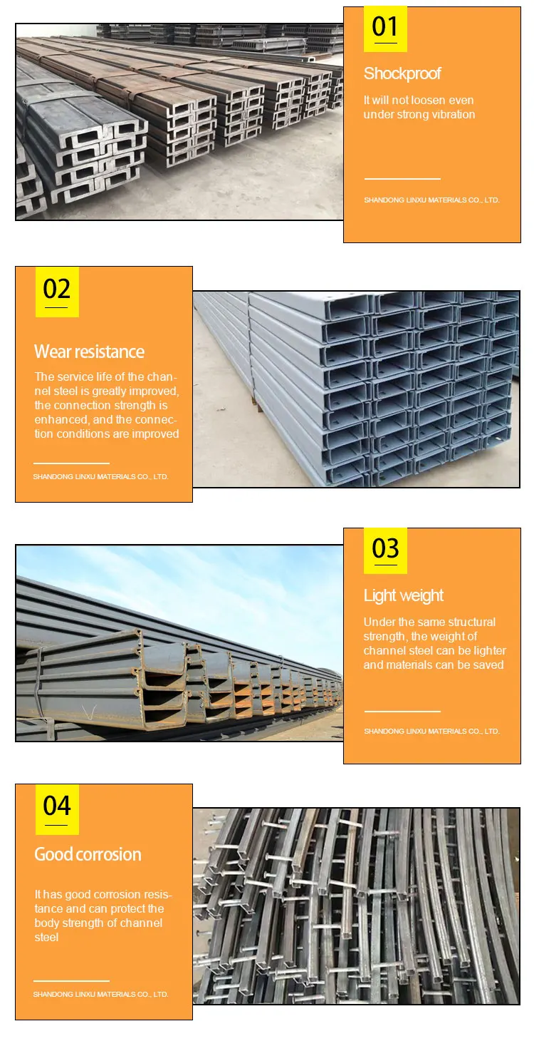 Customized Steel Channel Unistrut System Galvanized Steel C Channel ...