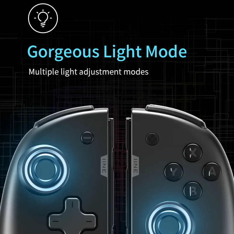 With Auto Fire Mapping Transparent Joystick Gamepad For N-switch Oled ...