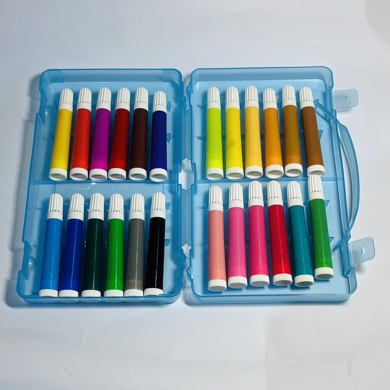 Made In Taiwan Pcr Plastic 24 Colors Washable Color Marker Set Water ...