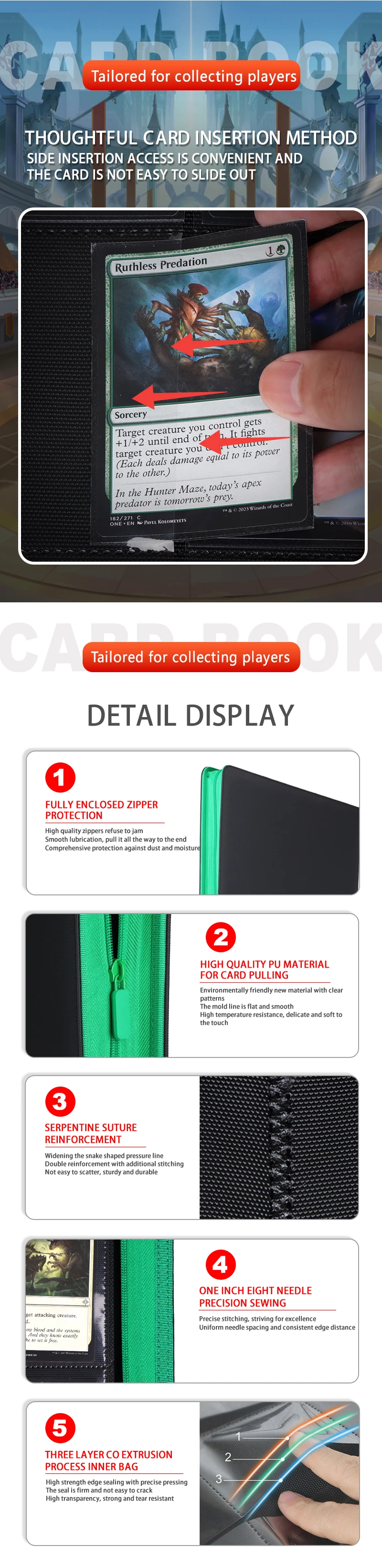 Sengtor China 64 Pocket Sport Game Baseball Basketball TCG Binder