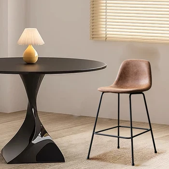 Cheap Swivel Leather Counter Stools Kitchen Modern Style High Chairs ...