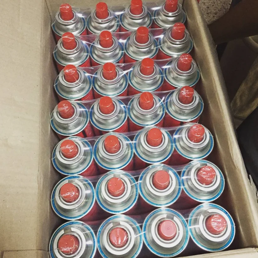 220g 227g Portable Butane Gas Cartridge Kit And Butane Fuel Canister ...