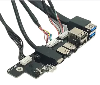 Mini Pc Computer Case Front Panel With Dual Usb 3.0 And Usb2.0 And Type ...