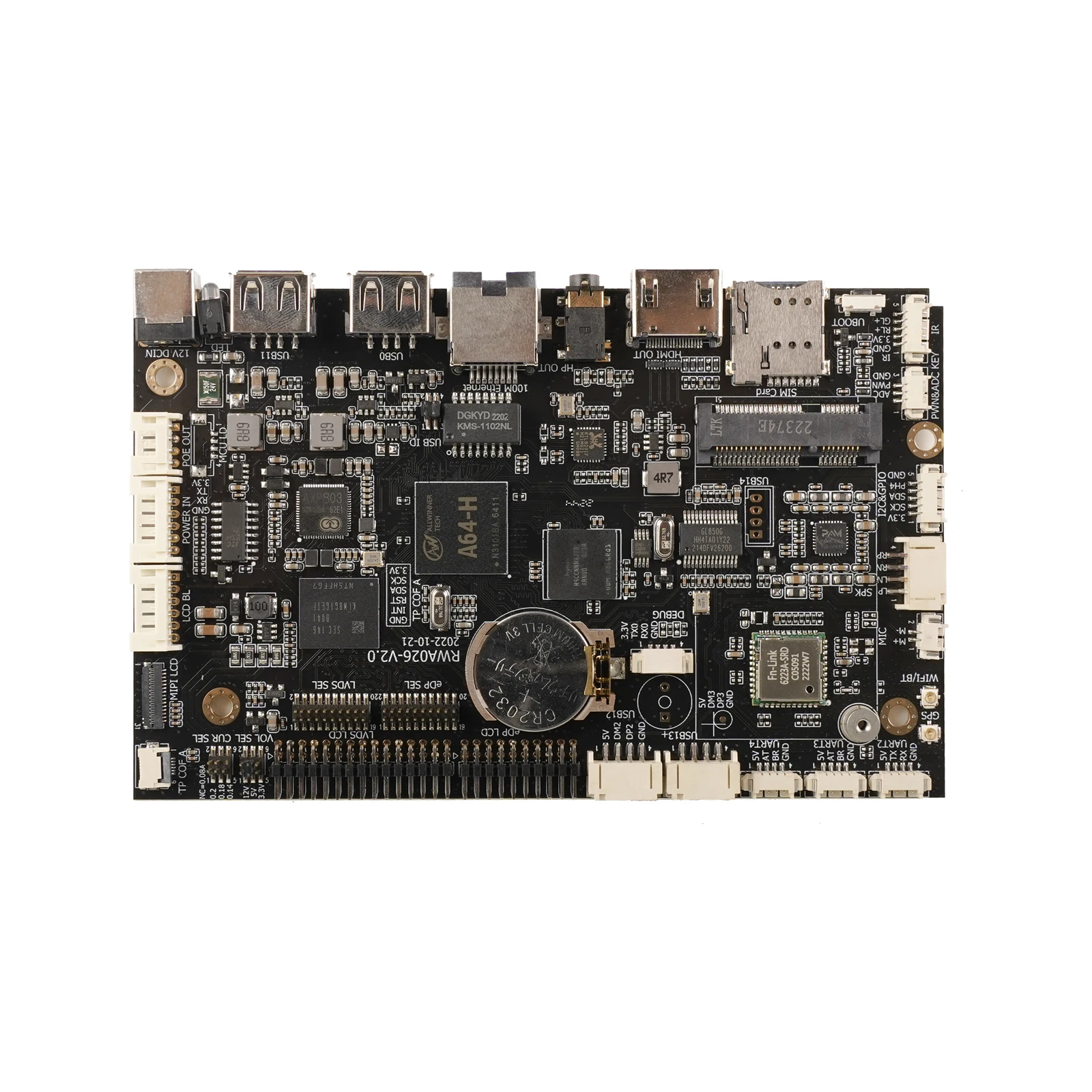 Allwinner A64 LVDS Controller and MIPI DSI LCD for Android 7.0 Vending ...