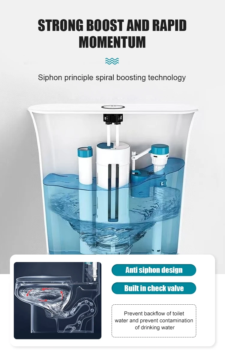 Universal High Pressure Water Inlet Valve for Old Toilets