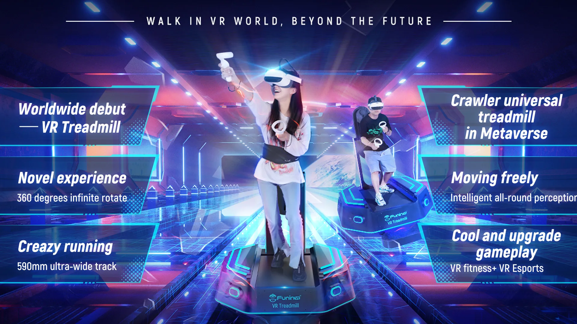 Funinvr VR Treadmill - Entertaining and Versatile Machine