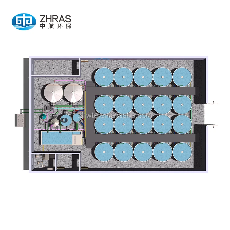 RAS indoor fish shrimp farming equipment,Ras indoor recirculating ...