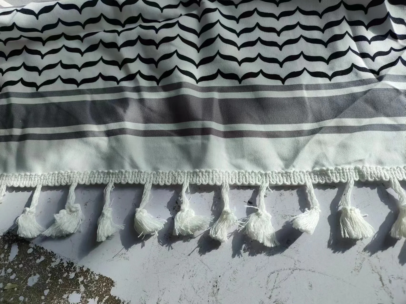 Keffiyeh Scarf Palestinian Hijab for Men - Digital Printing