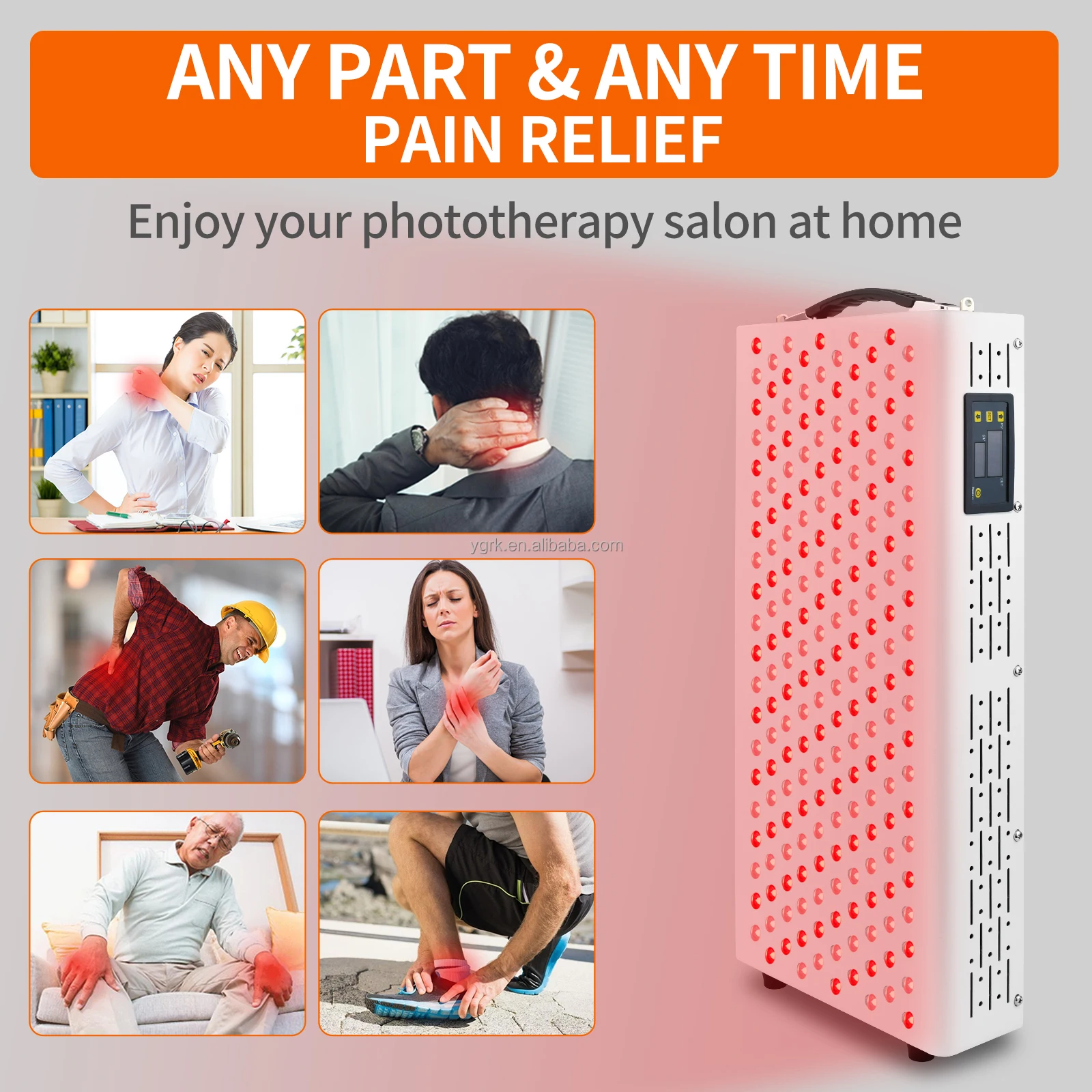 Most Popular Pain Relief Red Light Therapy Panel 660nm 850nm Led Red ...