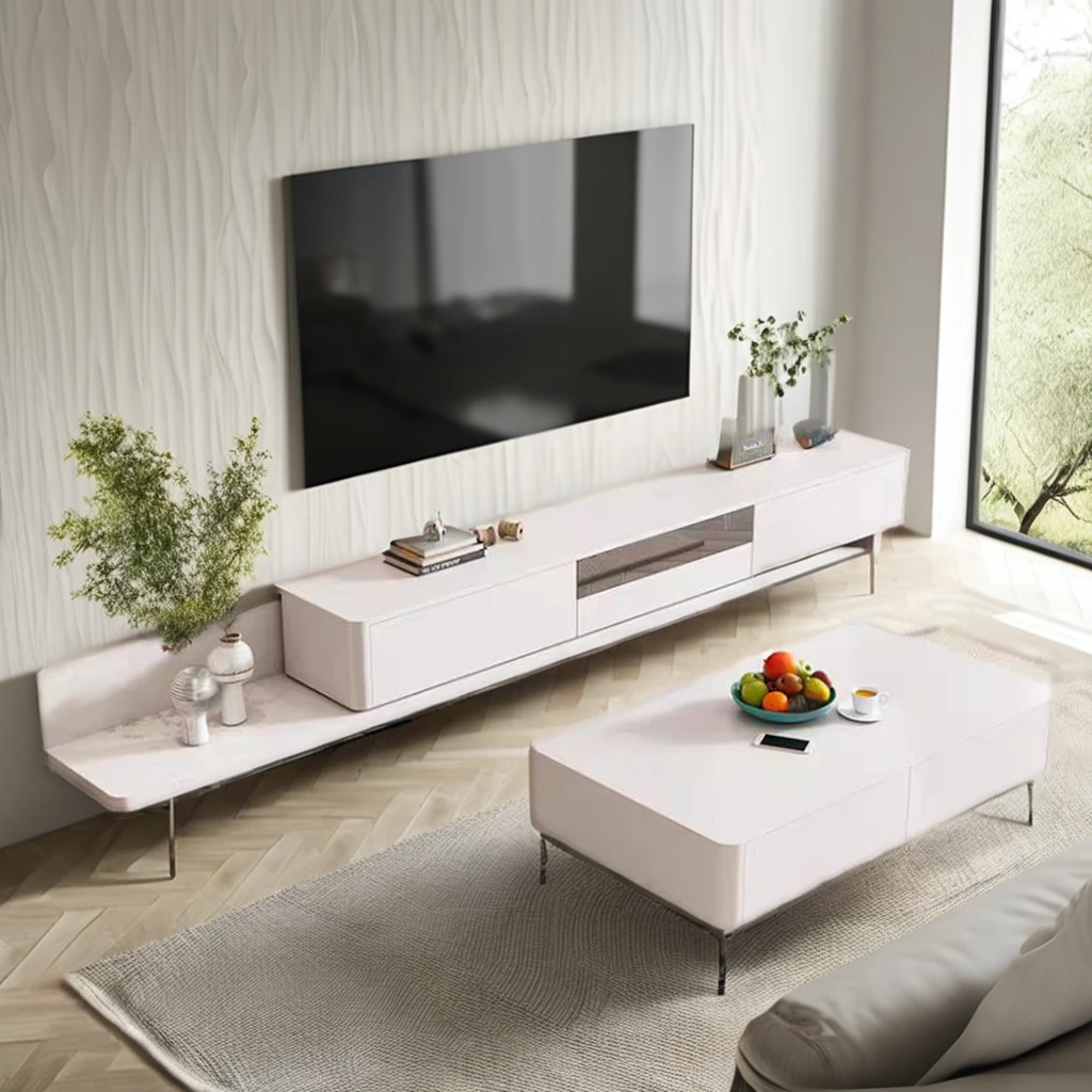 Modern White Floating Tv Cabinet Solid Wood Wall Mounted Storage For ...