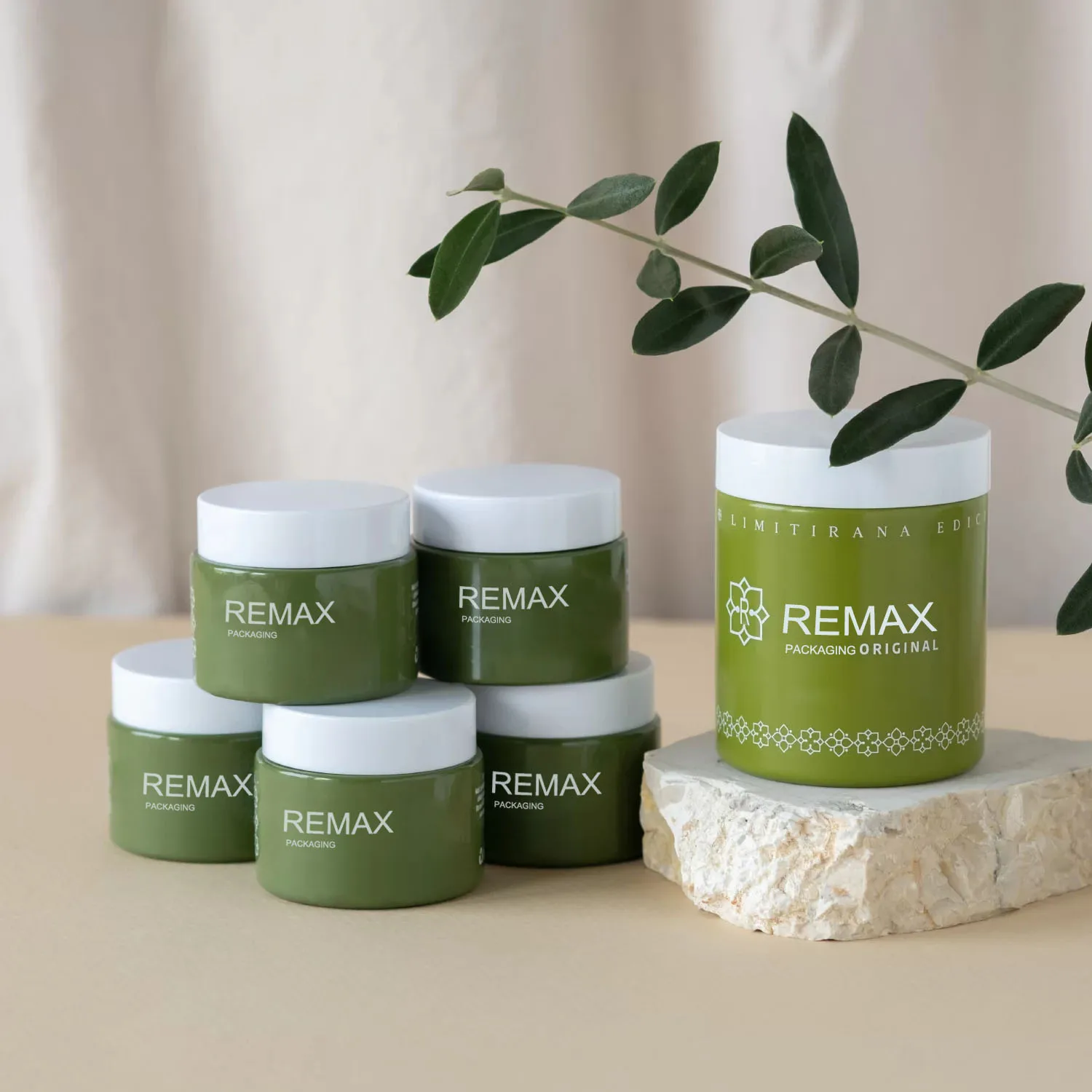 Remax Plastic Jars Hair Product Plastic Container With Lid For Cosmetic ...