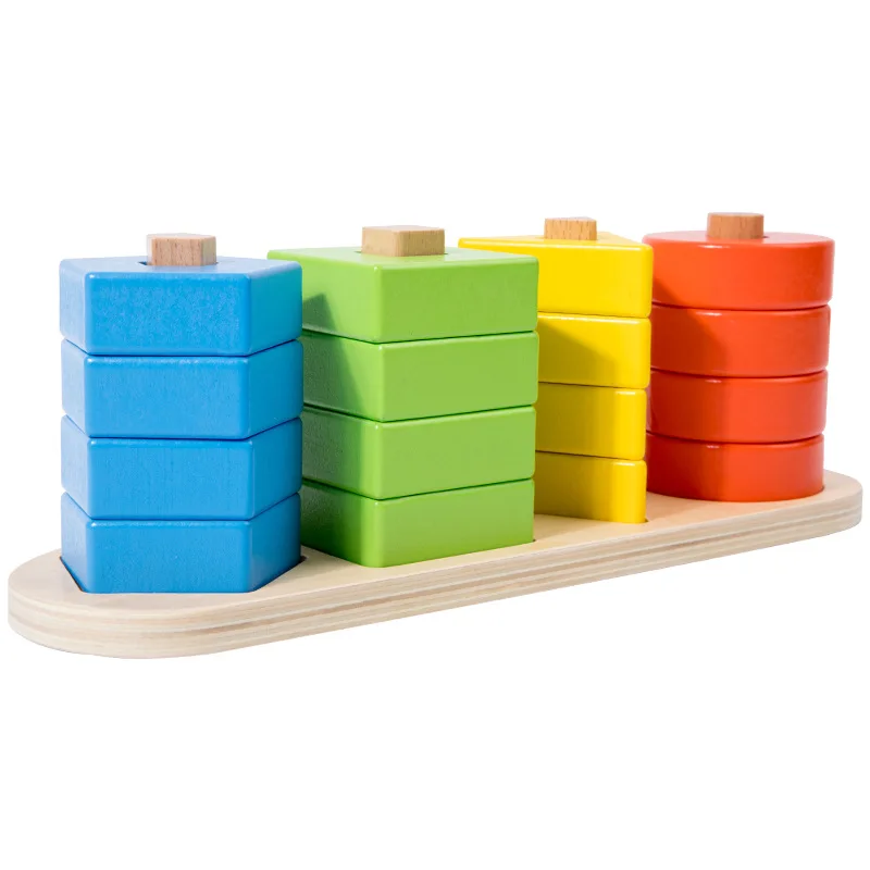 Wooden Building Blocks Kids Educational Toy 2023 Construction Building ...